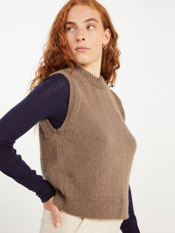 Stocking Stitch Tank Top - Wool and the Gang Patience Tank